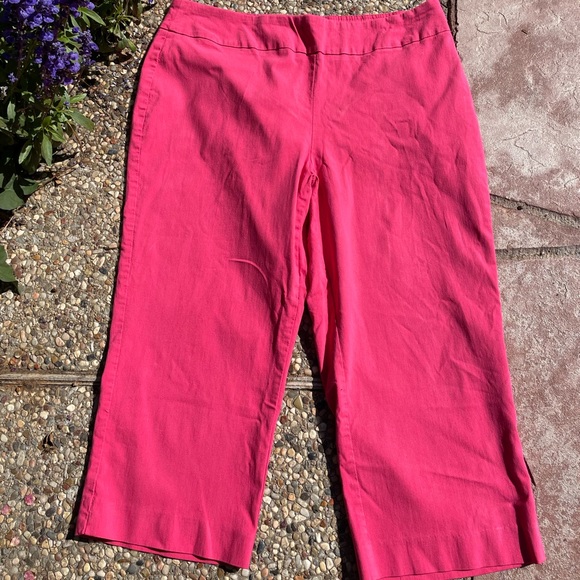 Dana Buchman | Pants & Jumpsuits | Dana Buchman Coral Capris Size L ...